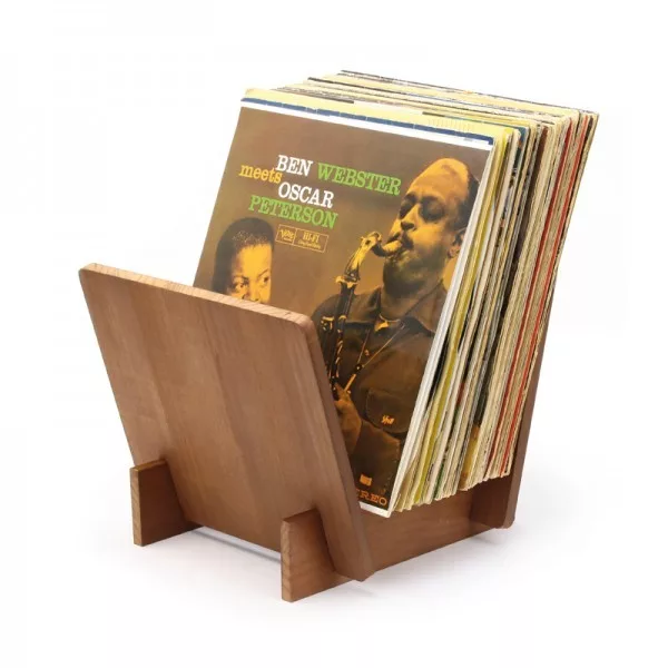 Dynavox vinil lemez tartó konzol 40db lemez tárolására igényes fa